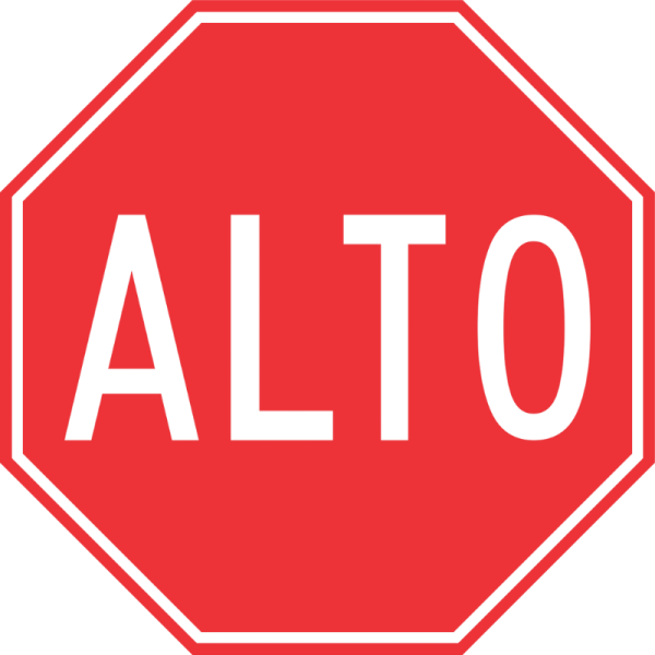 Señal alto SR-6 – Rosplan